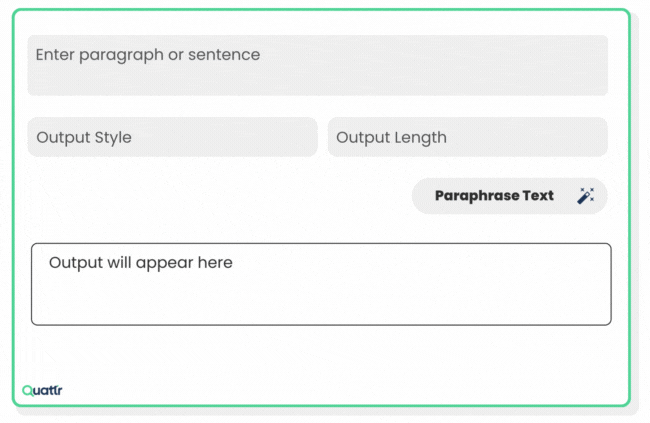 Paraphraser - Free AI Paraphrasing Tool | Quattr